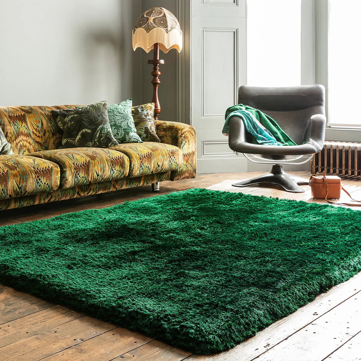 Asiatic Plush Emerald Designer Rug