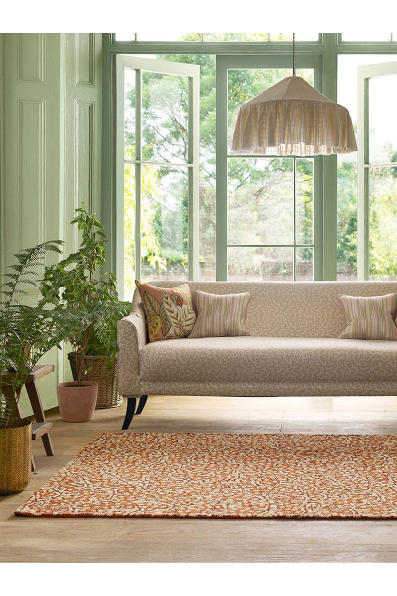 Sanderson Truffle Sandstone Designer Outdoor Rug