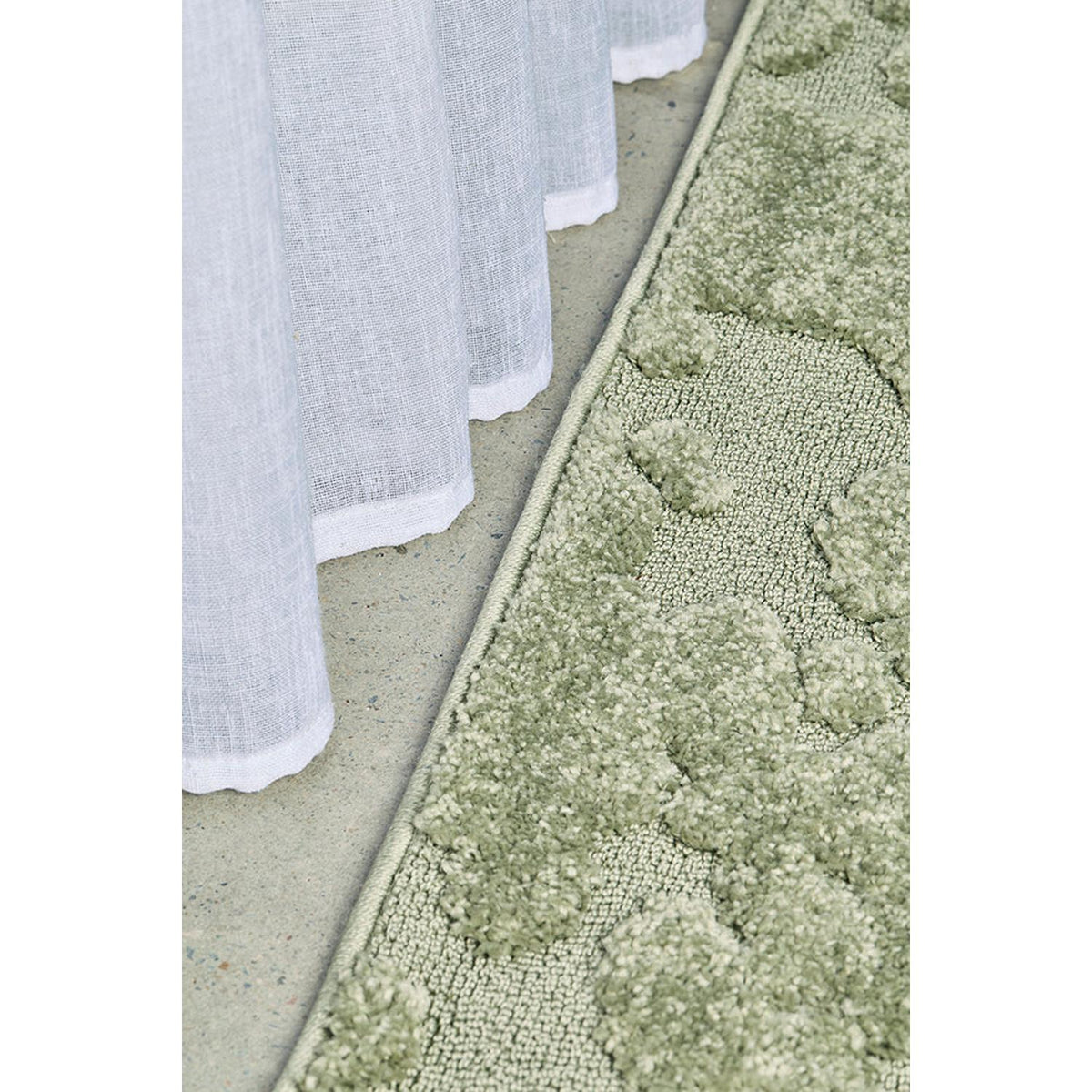 Haven Nyla Green Runner Rug