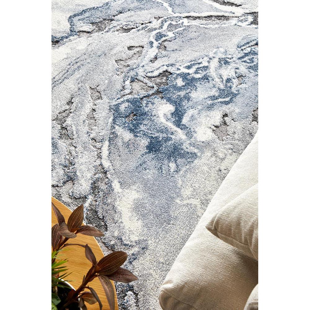 Geode Blue Runner Rug