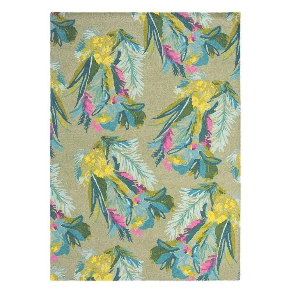 Bluebellgray Jungle Pure Wool Designer Rug