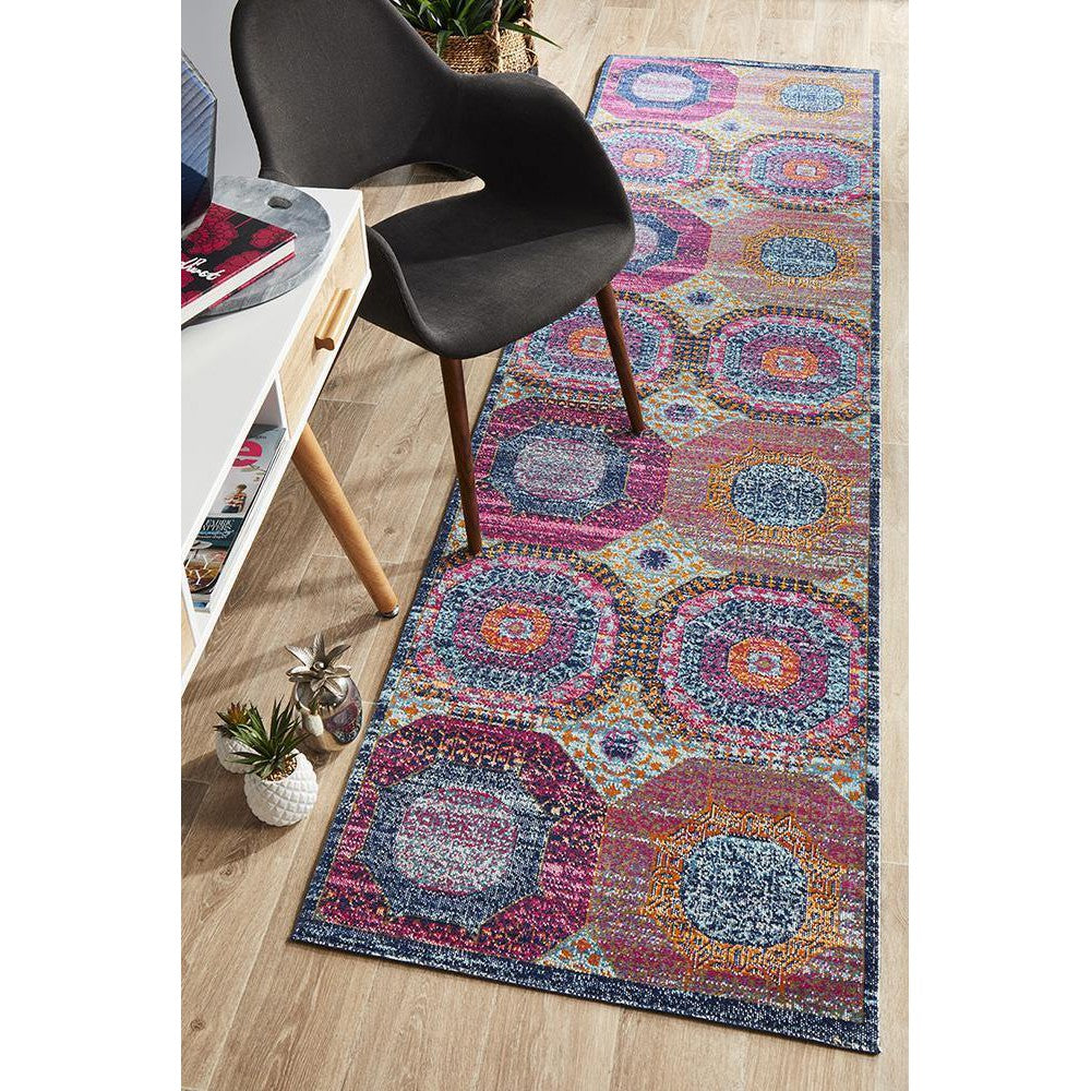 Everia Whisper Dots Multi Runner Rug