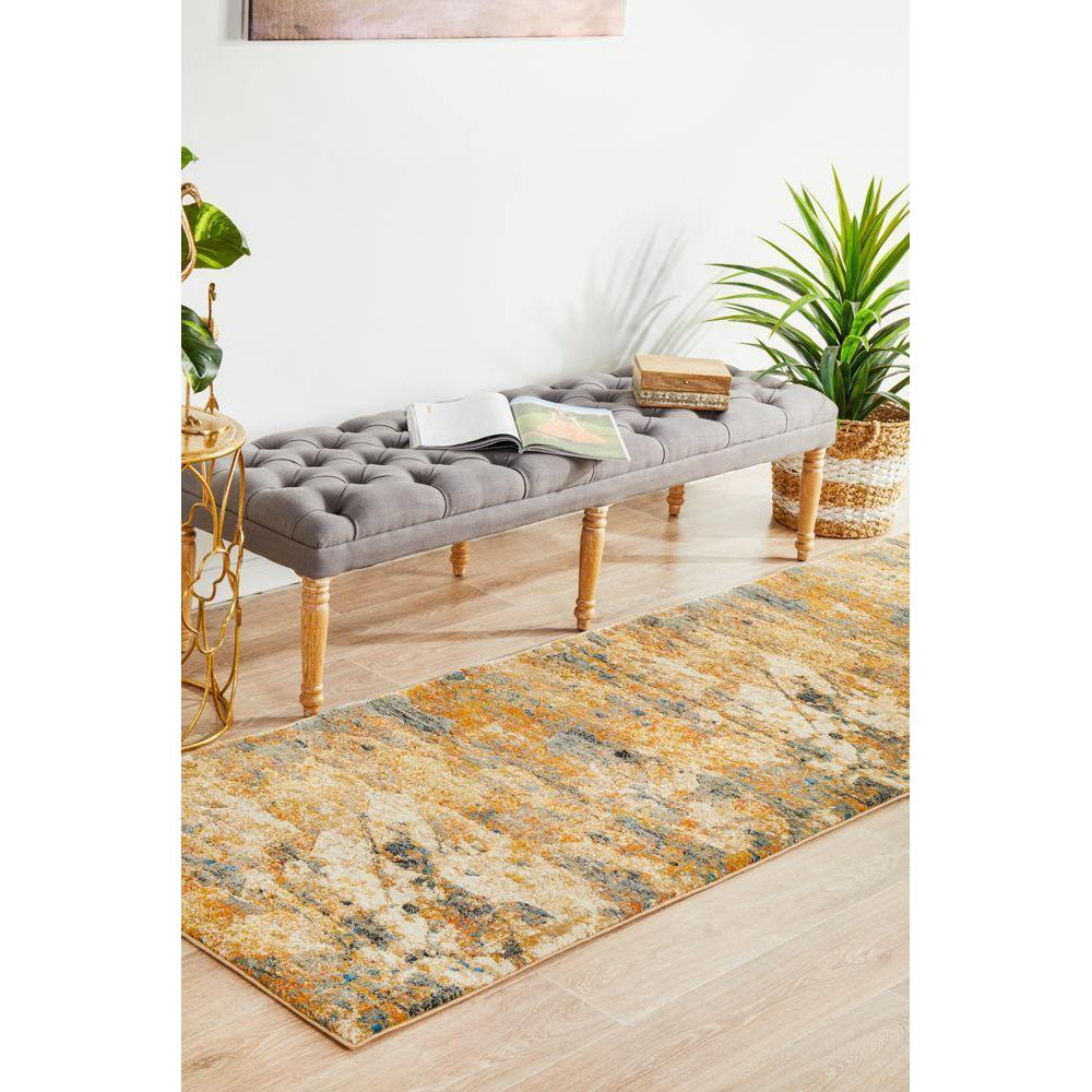 Fantasy Tribute Modern Rust Runner Rug