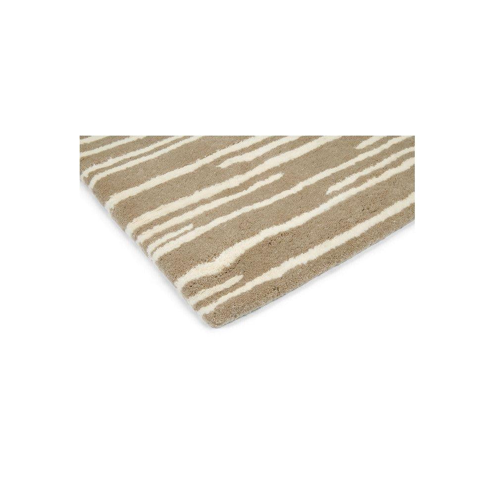 Florence Broadhurst Slub Mist Wool Designer Rug
