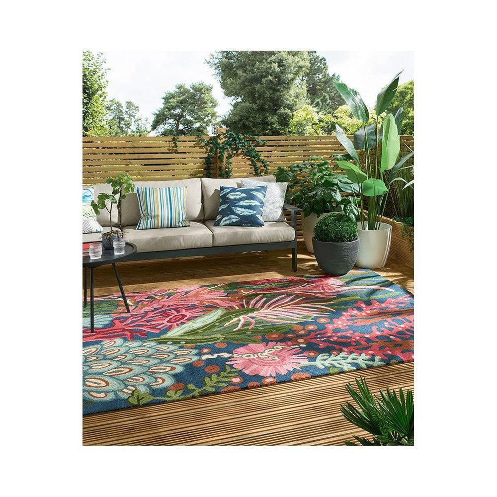 Harlequin Acropora Brazilian Rosewood Outdoor Designer Rug