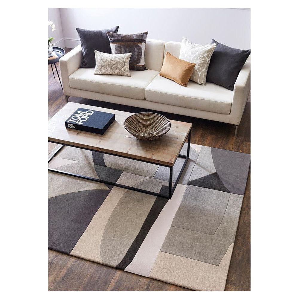 Harlequin Bodega Stone Pure Wool Designer Rug
