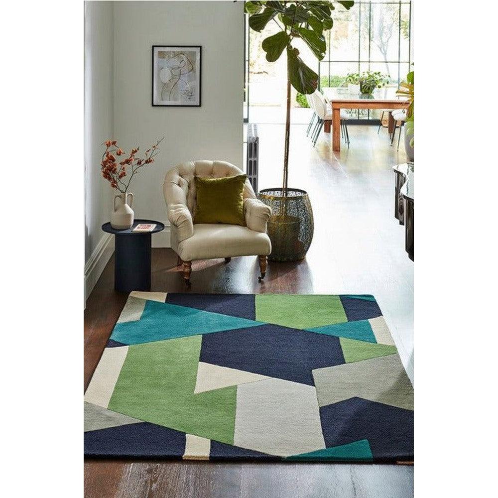 Harlequin Popova Amazonia Sea Glass Pure Wool Designer Rug