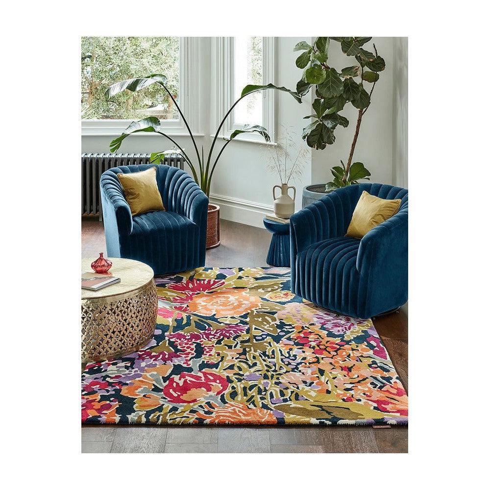 Harlequin Sanguine Aubergine Pure Wool Designer Rug