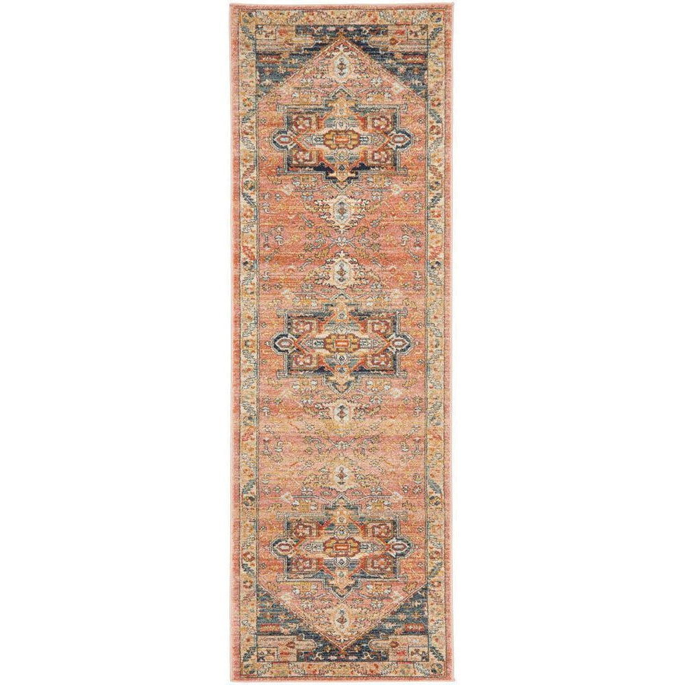 Heritage Salmon Runner Rug