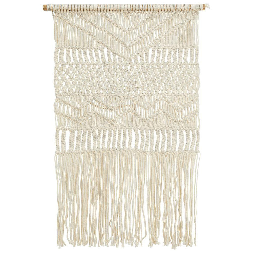 ICONIC RUGS 420 Natural Macrame Wall Hanging