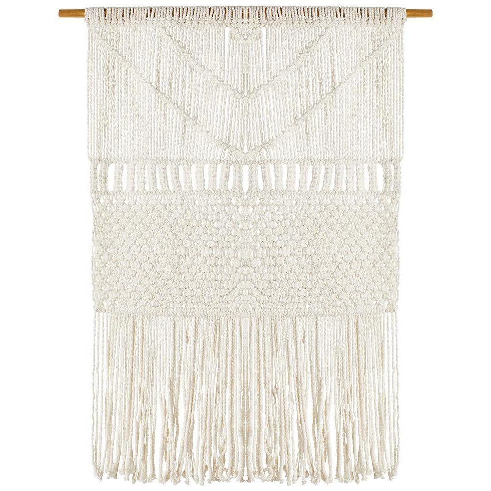ICONIC RUGS 422 Natural Macrame Wall Hanging