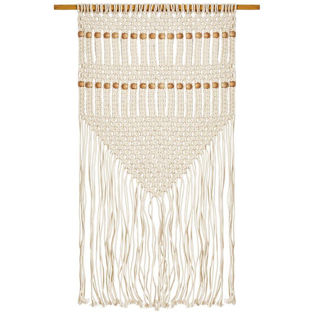 ICONIC RUGS 424 Natural Macrame Wall Hanging