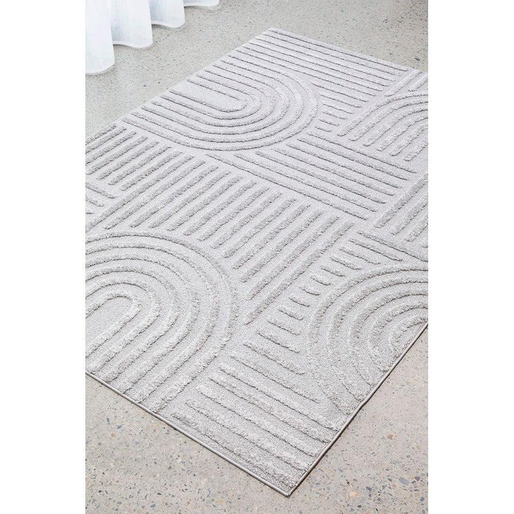 Marigold Dior Arch Rug in Silver
