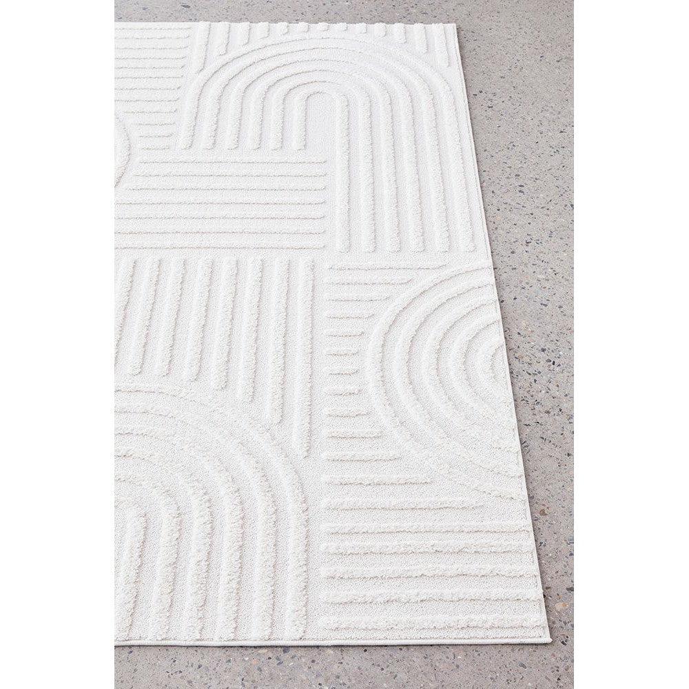 Marigold Dior Arch Rug in White