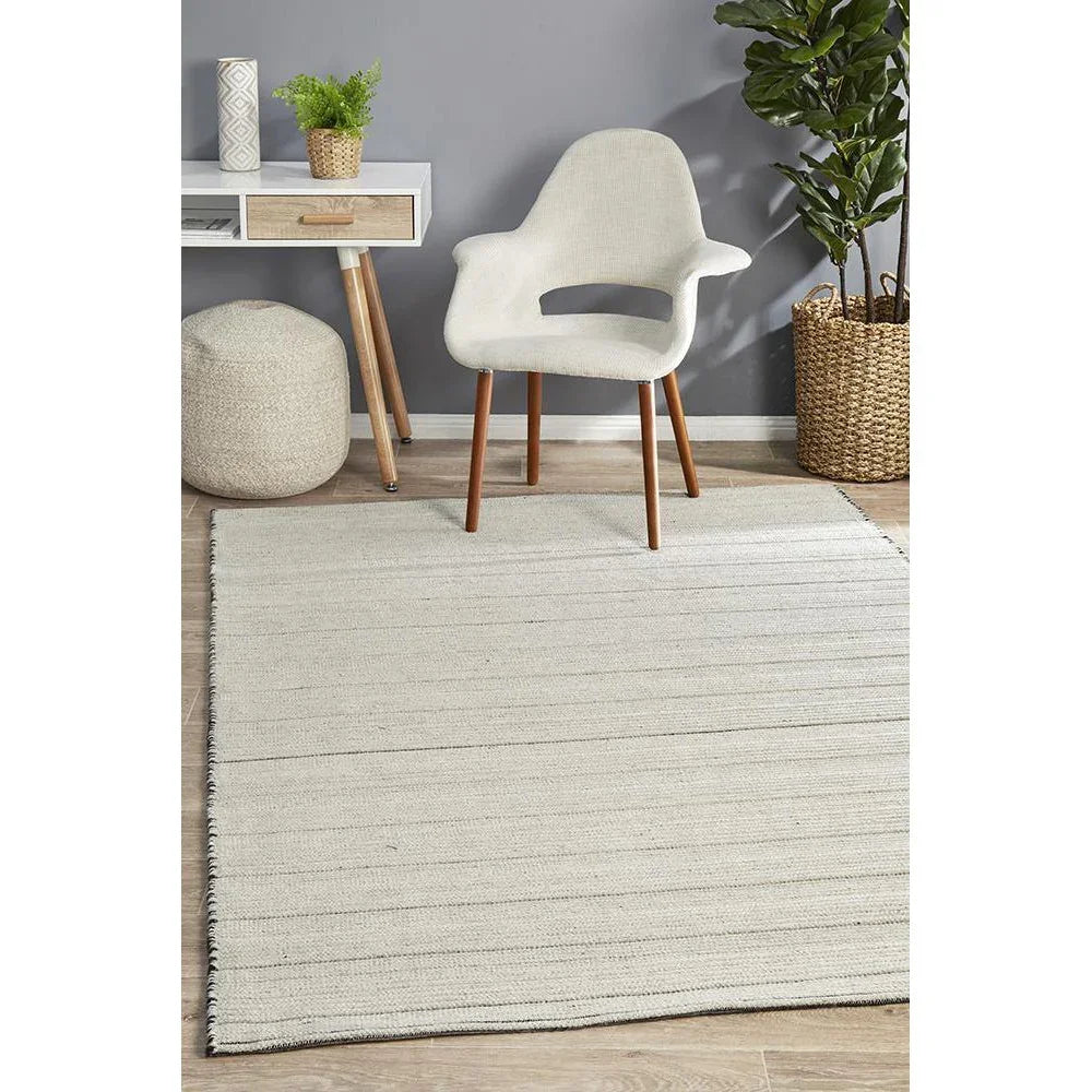 Melbourne Rhythm Concerto Ivory Rug