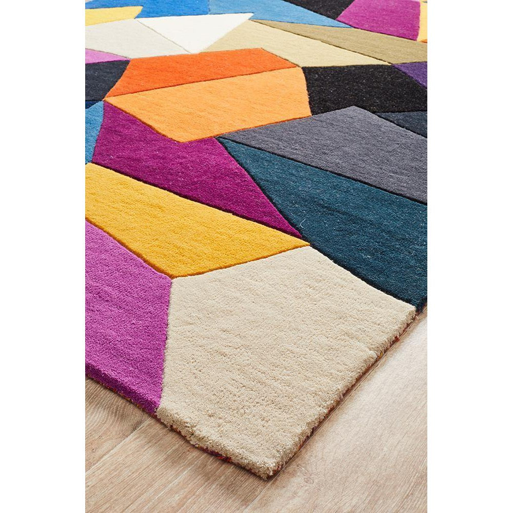 Mirta Pure Wool Crayon Rug
