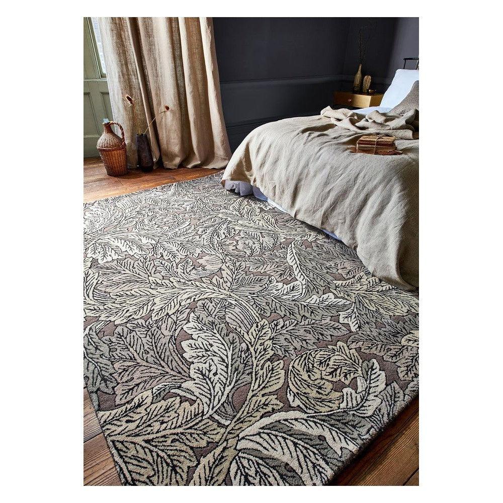 Morris & Co Acanthus Mole Wool Designer Rug