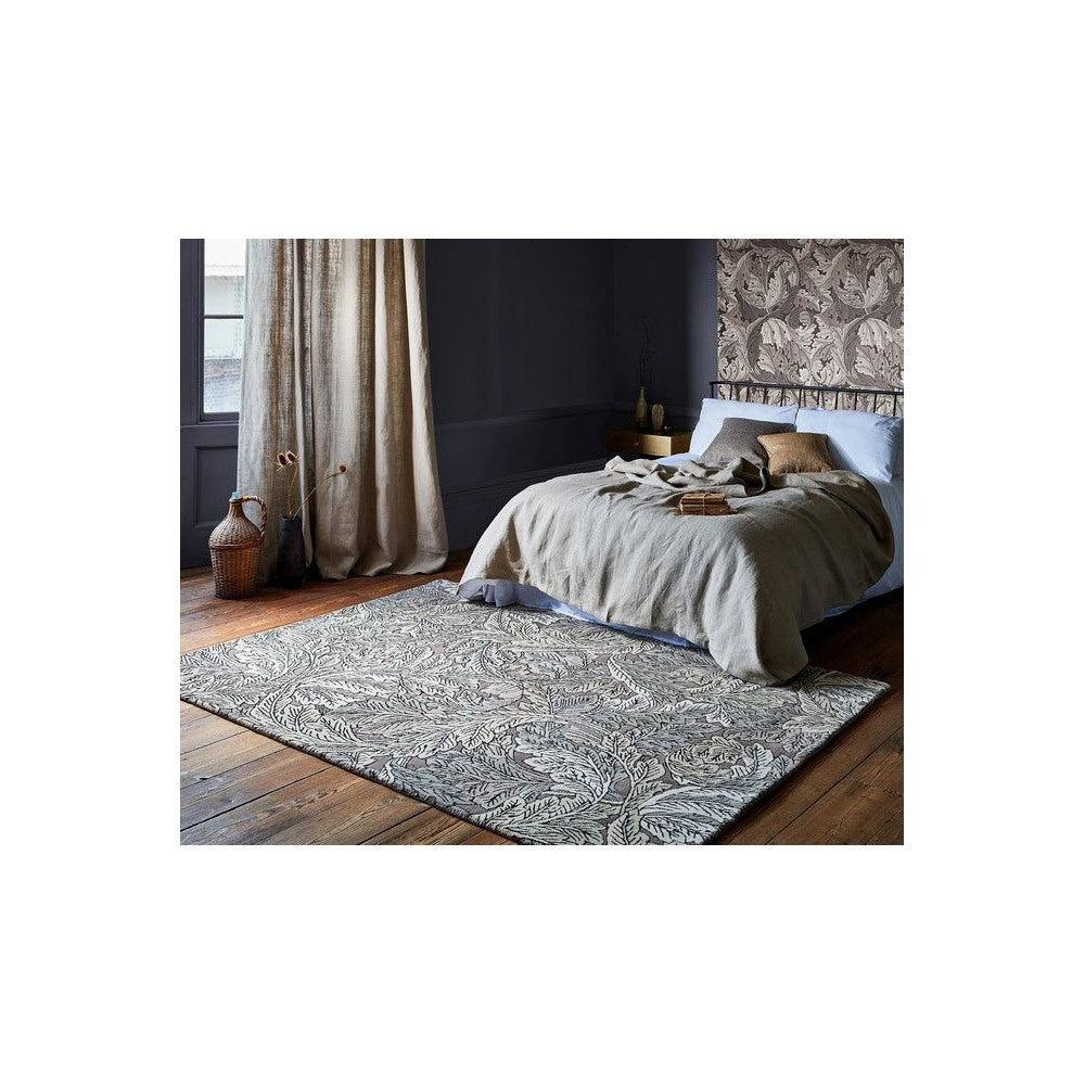 Morris & Co Acanthus Mole Wool Designer Rug