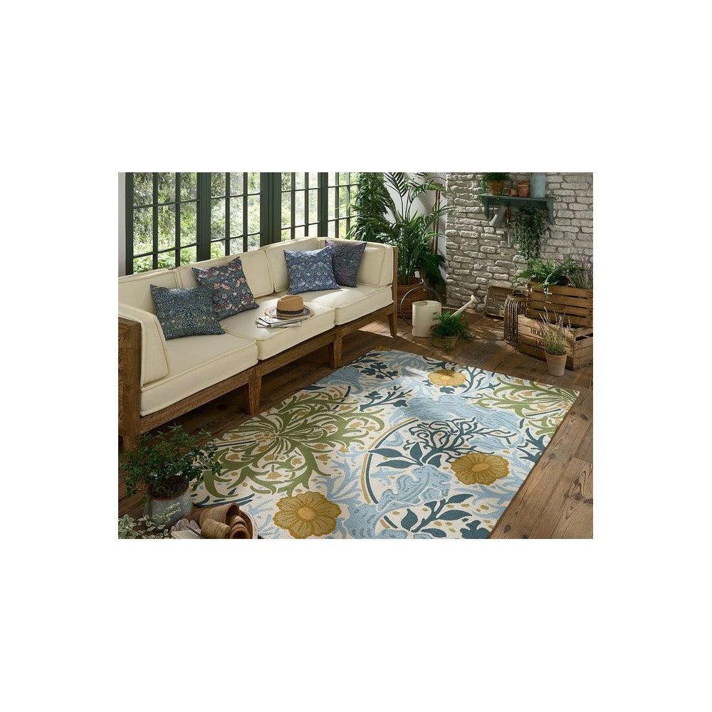 Morris & Co Seaweed River Wandle Outdoor Designer Rug