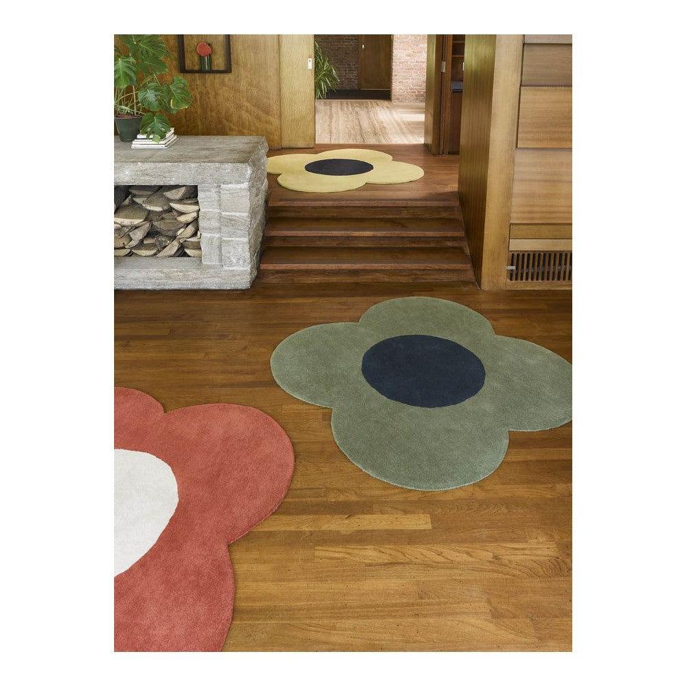 Orla Kiely Flower Forest Pure Wool Designer Rug