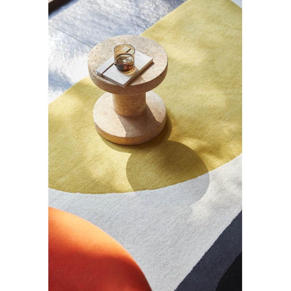 Orla Kiely Flower Stem Granite Pure Wool Designer Rug