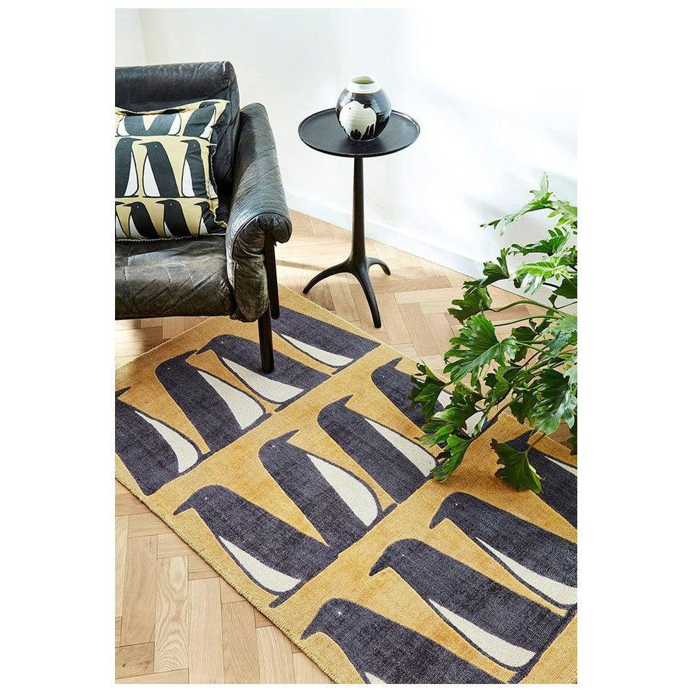 Scion Pedro Dandelion Pure Wool Designer Rug
