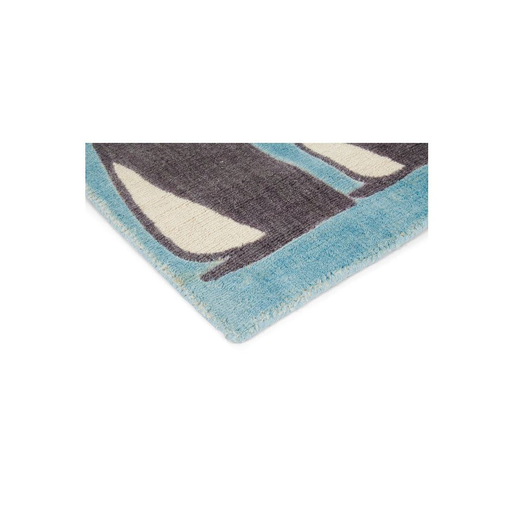 Scion Pedro Marine Pure Wool Designer Rug