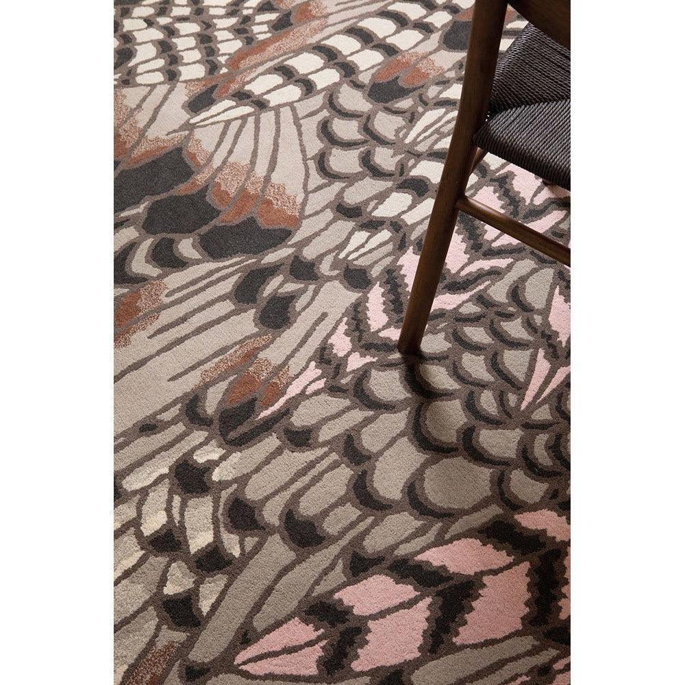 Ted Baker Feathers Natural Pure Wool Designer Rug