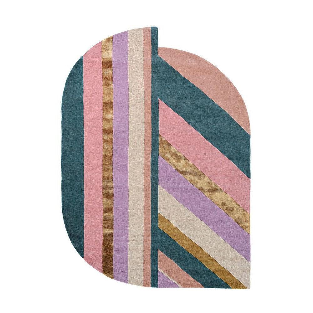 Ted Baker Jardin Pink Oval Wool Designer Rug