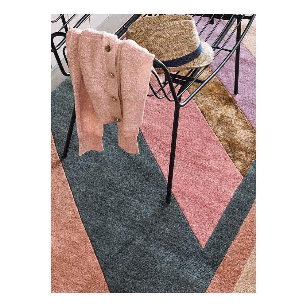 Ted Baker Jardin Pink Oval Wool Designer Rug