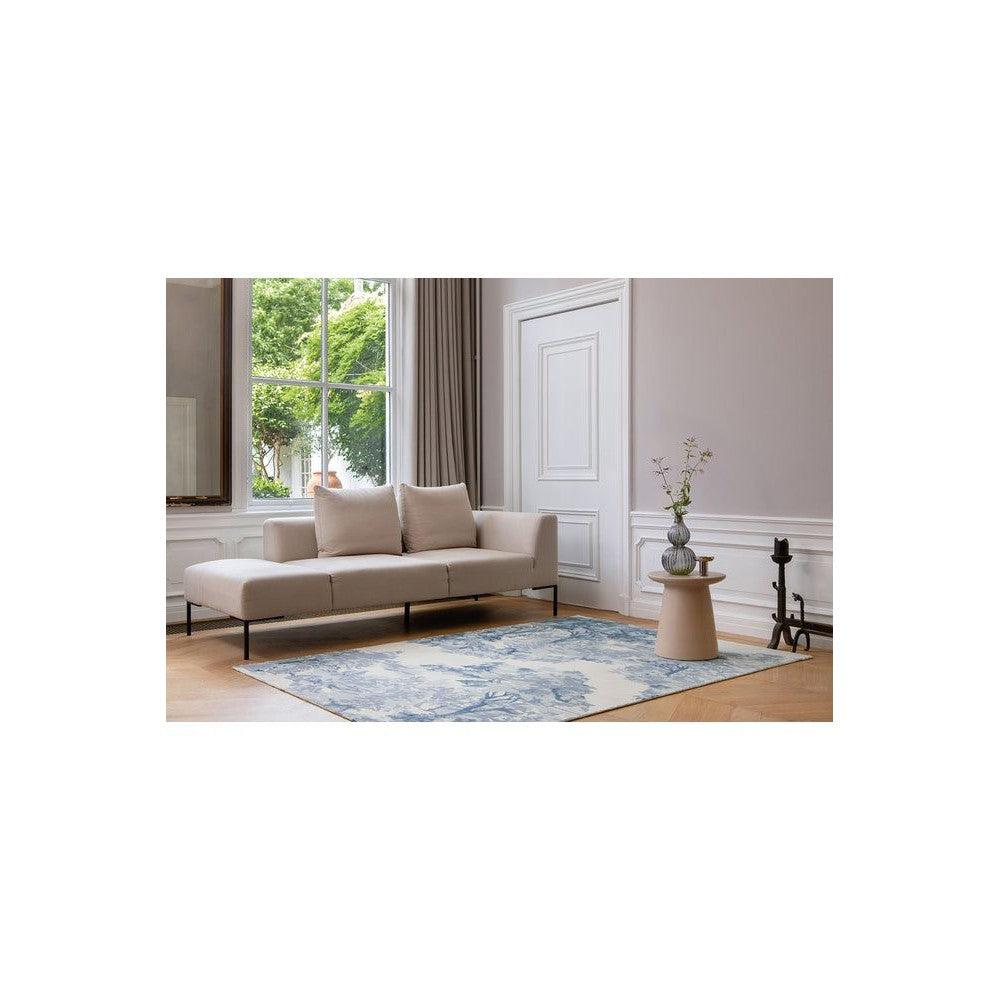 Ted Baker Landscape Toile Light Blue Pure Wool Designer Rug