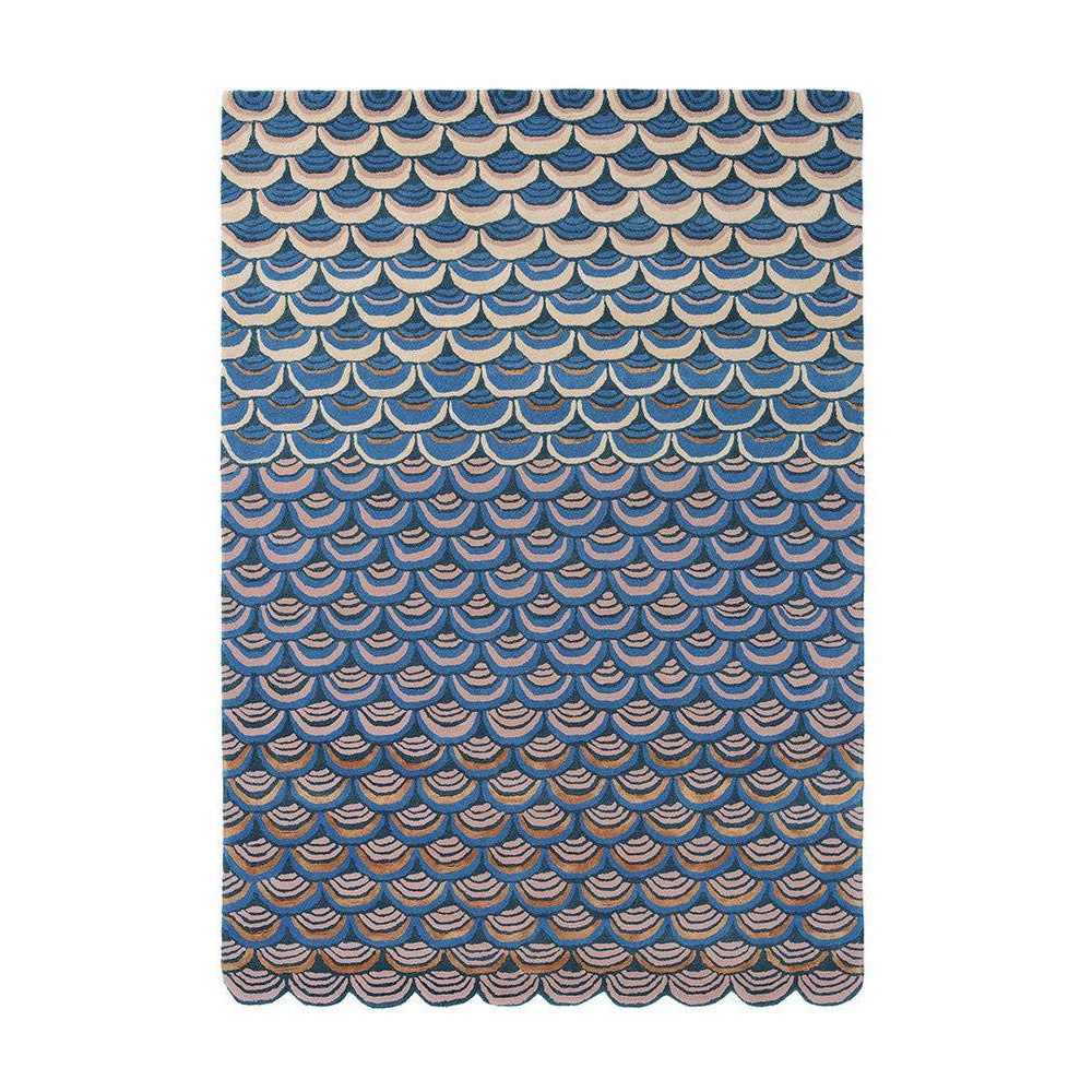 Ted Baker Masquerade Blue Wool Designer Rug