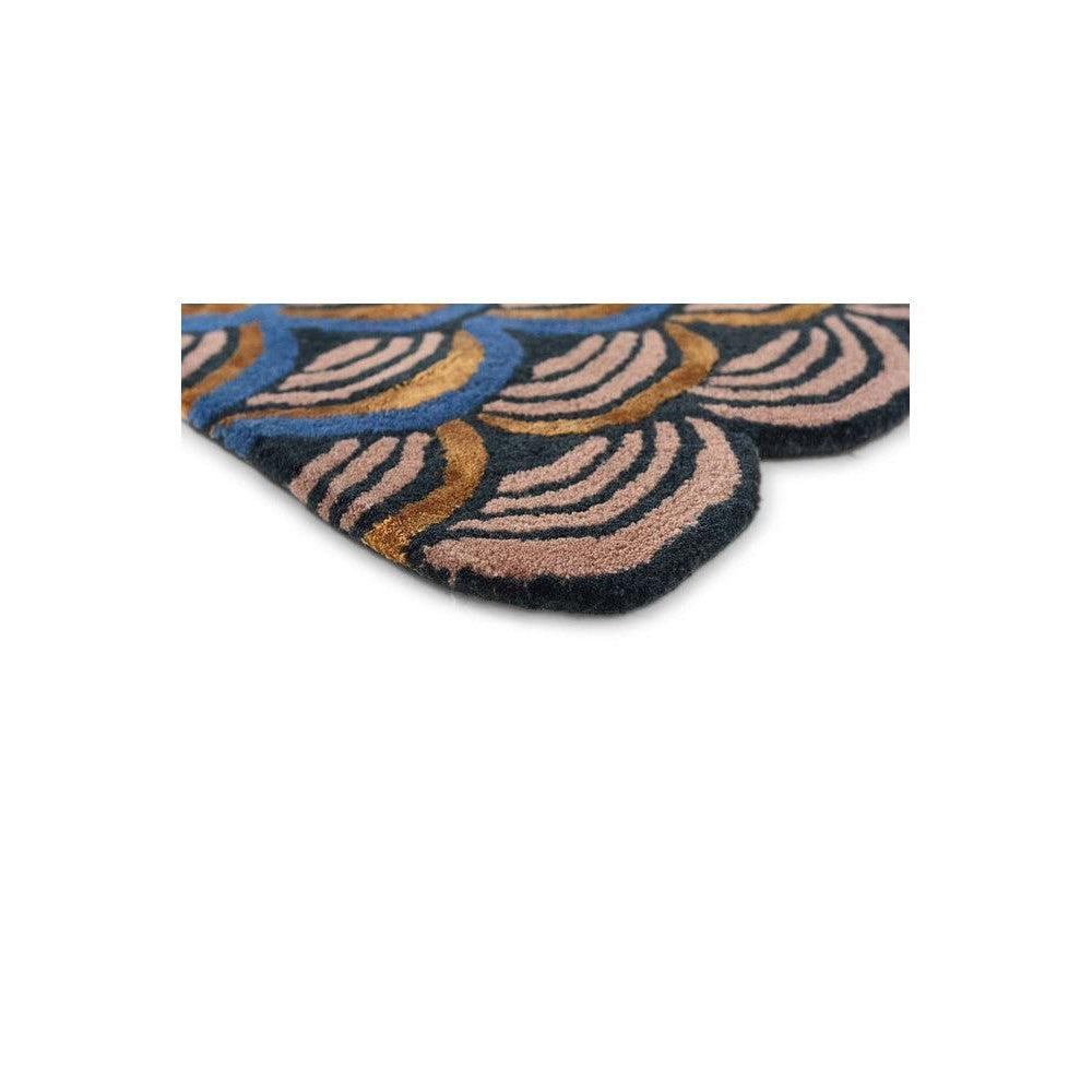 Ted Baker Masquerade Blue Wool Designer Rug